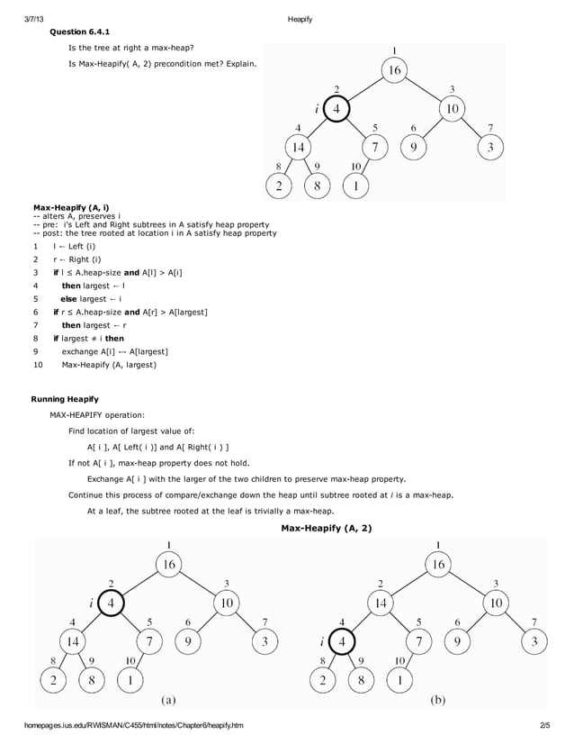Heapify | PDF
