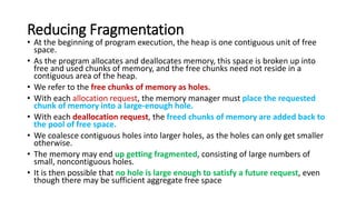 Heap Memory Management.pptx | Programming Languages | Computing