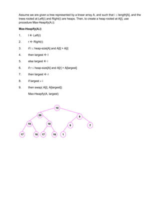 Heap property | DOCX | Technology & Computing