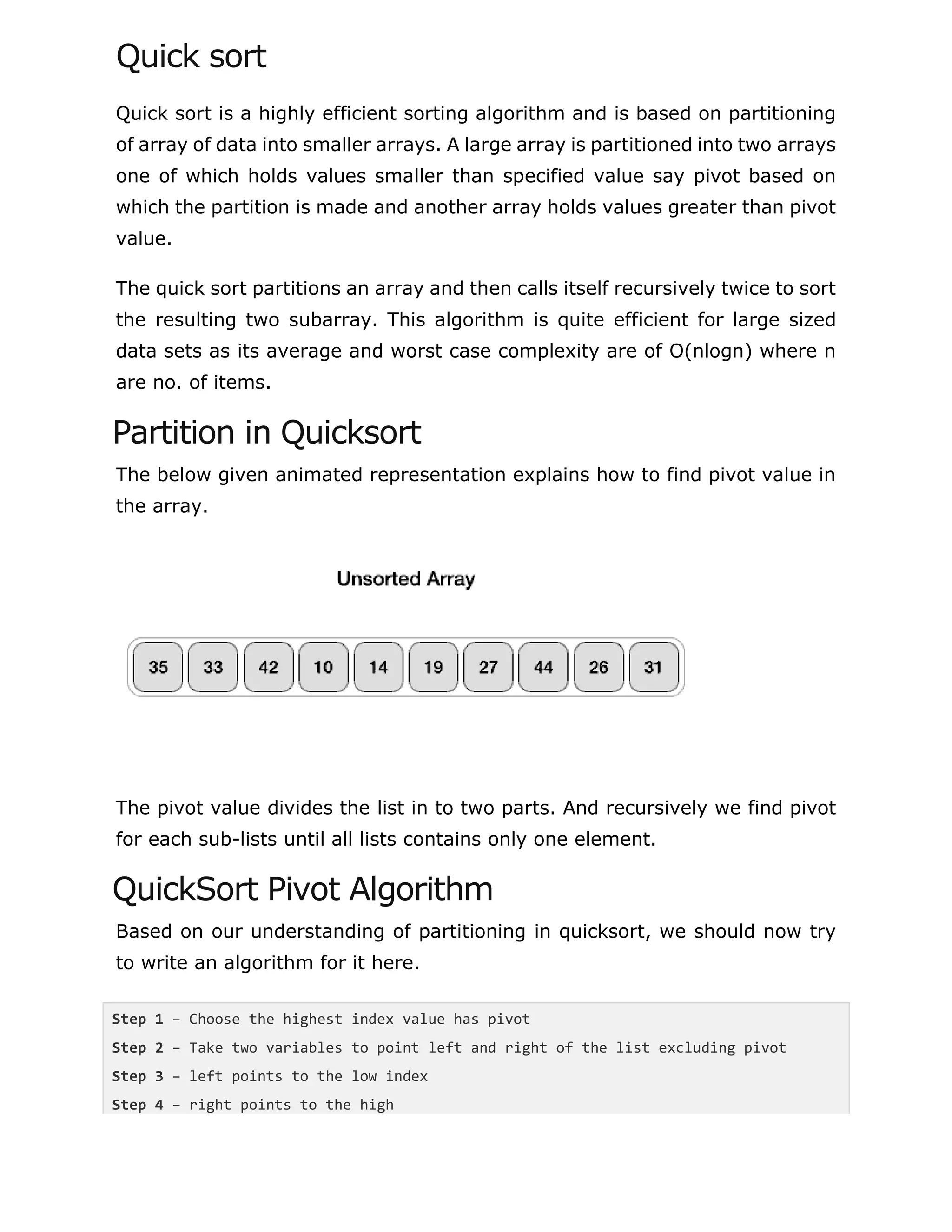 Heap Quick And Merge Sort Pdf