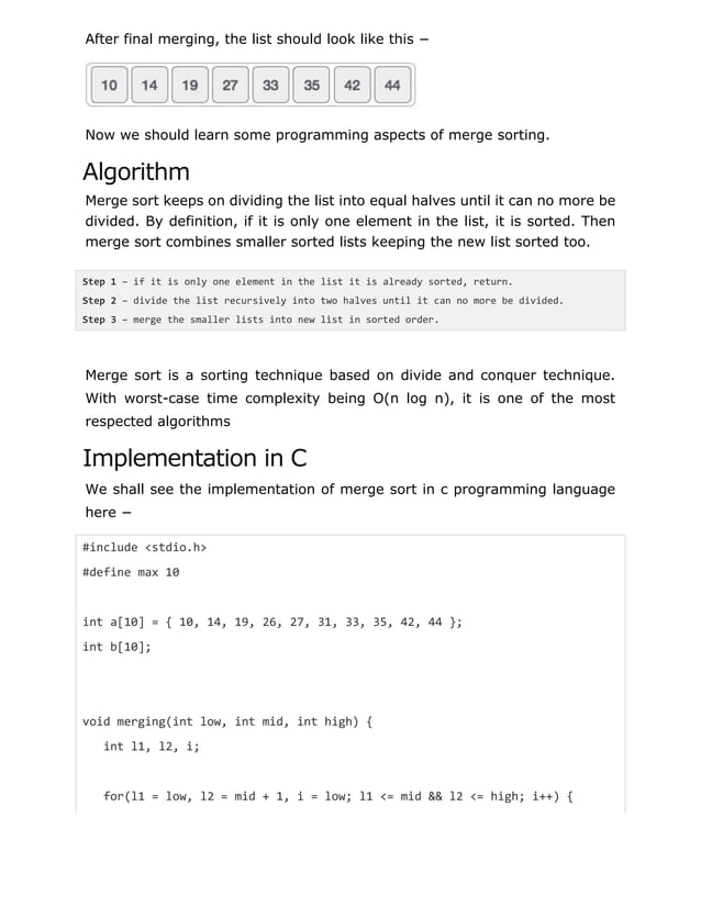 Heap, quick and merge sort | PDF