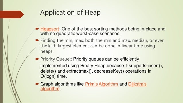 Binary Heap Tree Data Structure