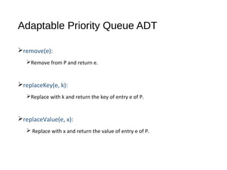 Heaps & Adaptable priority Queues | PPT