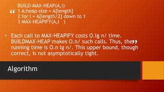 Heap sort | PPTX