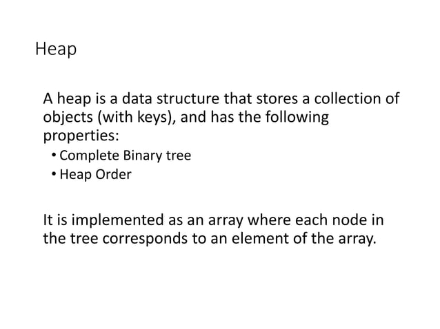 Heap Sort Heapify Method Build Max Heap Algorithm Ppt
