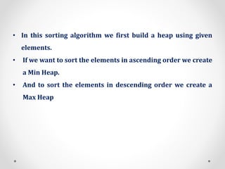 Heap sort | PPT