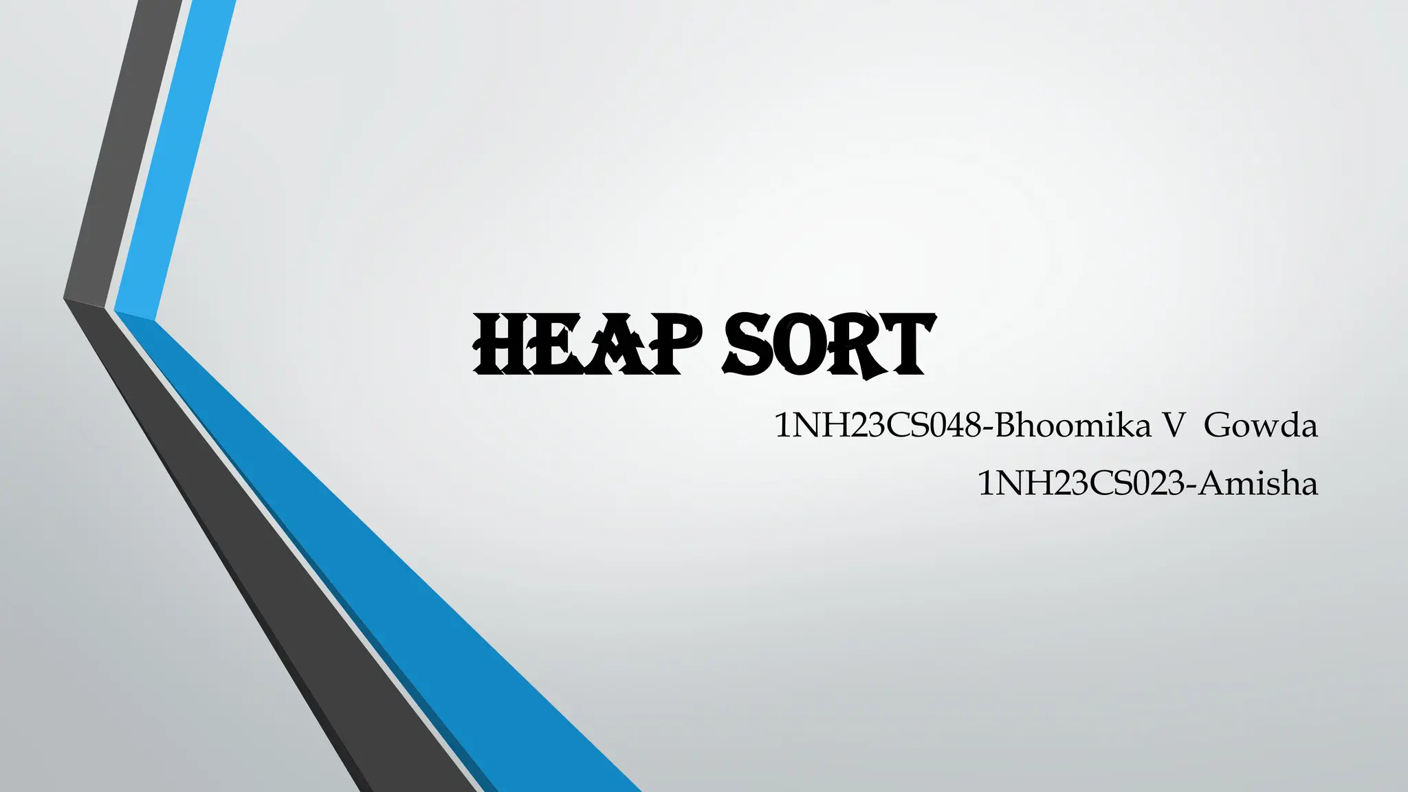 heap sort algorithm for optimal solution.pptx