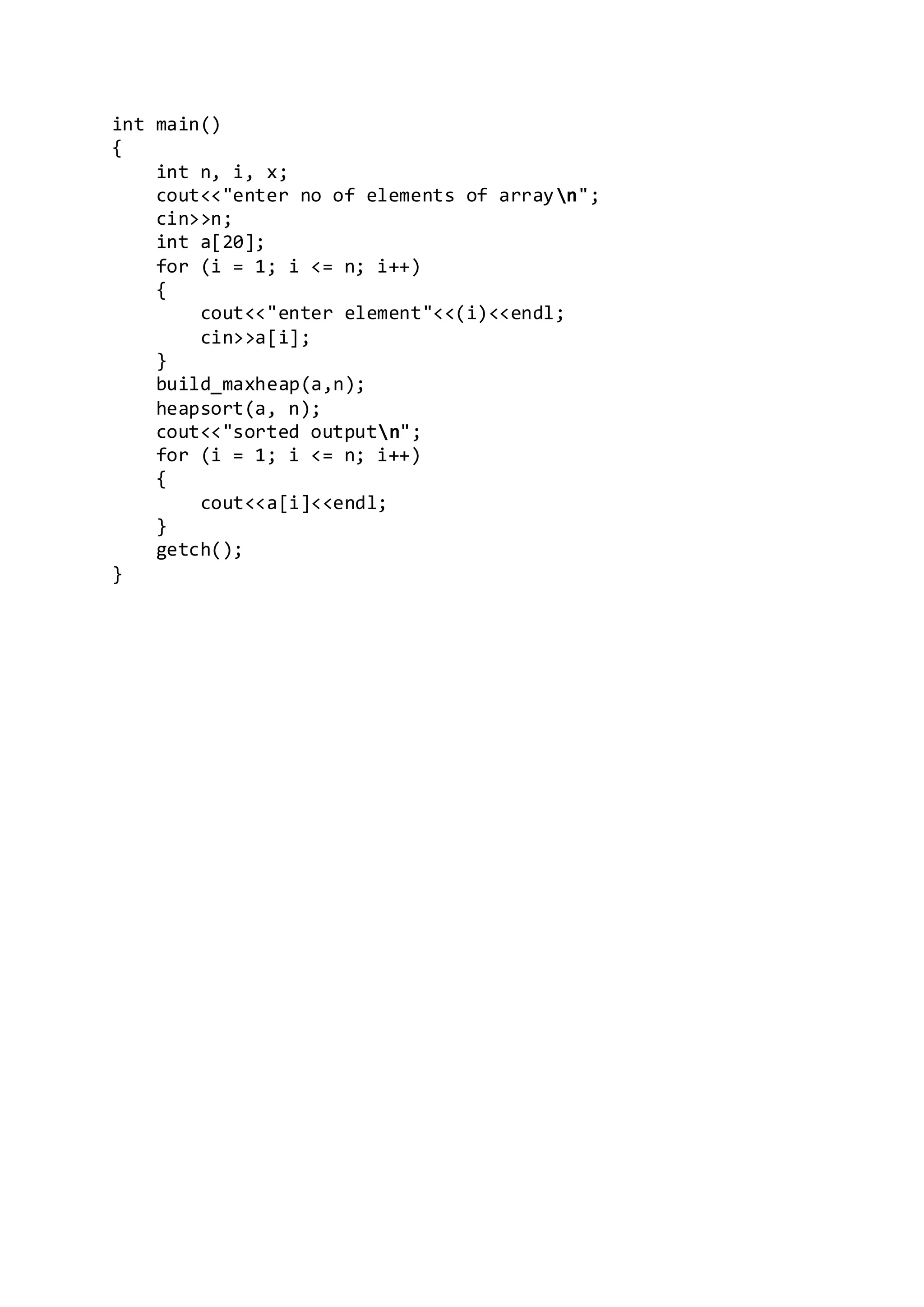 Heap Sort And Bubble Sort Pdf Free Download
