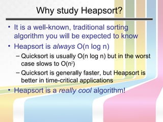 Heapsort ppt | PPT