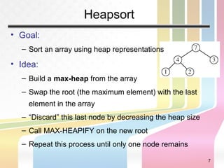 Heapsort ppt | PPT