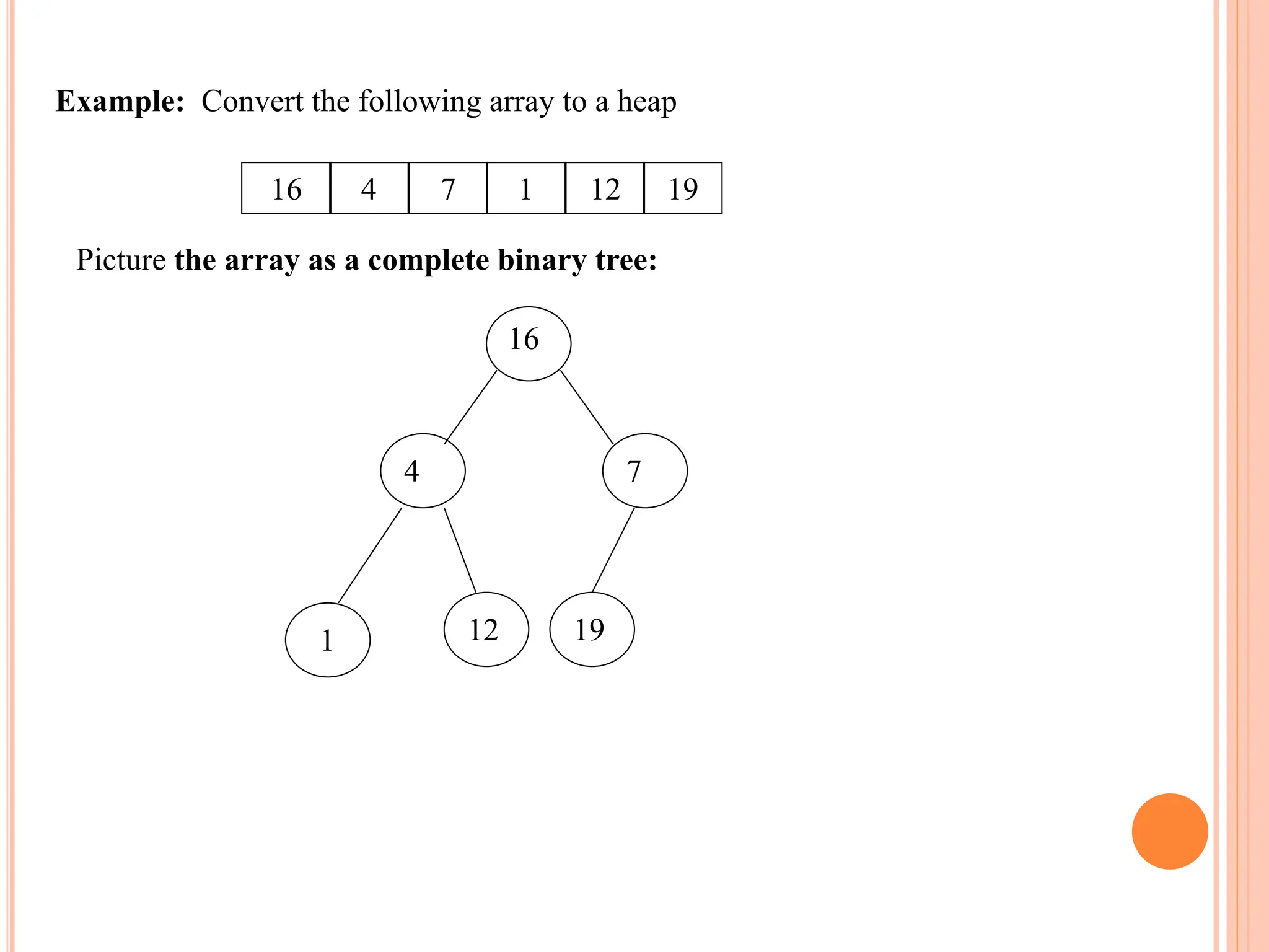Heap Sort In The Design Anad Analysis Of Algorithms Ppt Computing