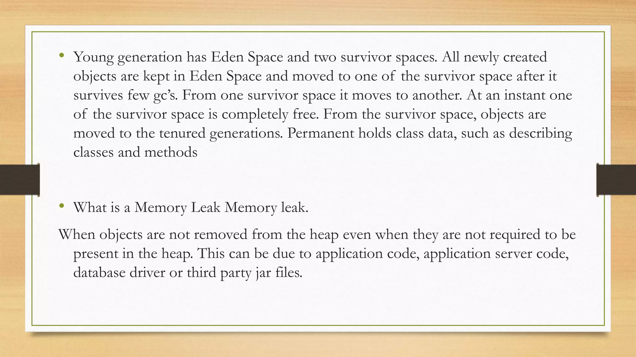Heap And Thread Dump Ppt Programming Languages Computing