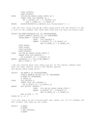 supporting t-sql scripts for Heap vs clustered table | PDF