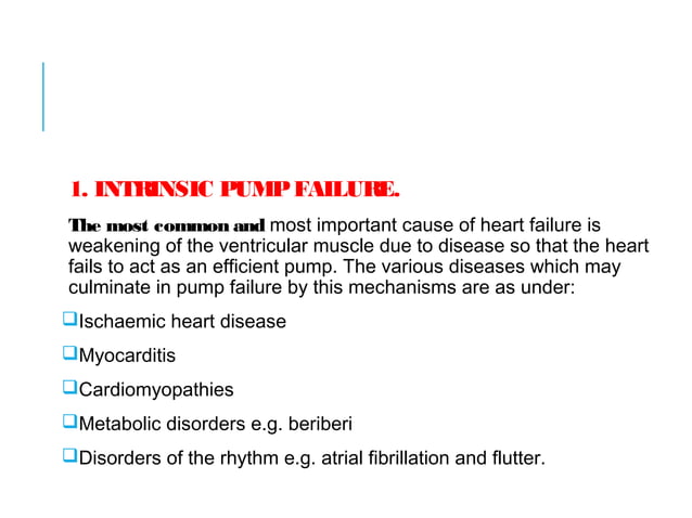 Pathophysiology of Heart failure | PPT | Heart and Cardiovascular ...