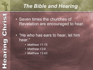 Hearing Christ | PPS
