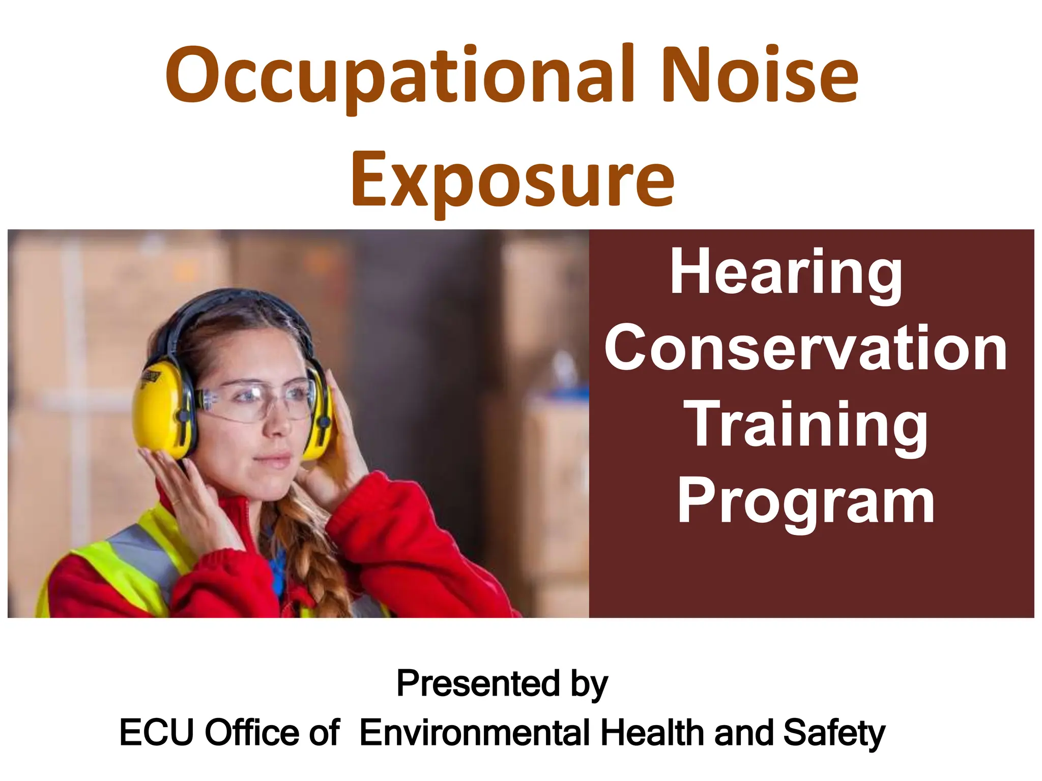 Occupational Hearing-Conservation-Training | PPTX
