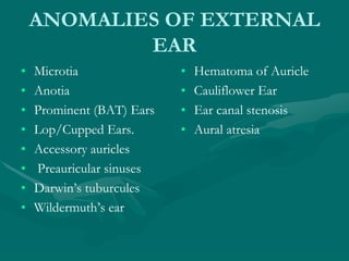 Hearing abnormalities | PPT
