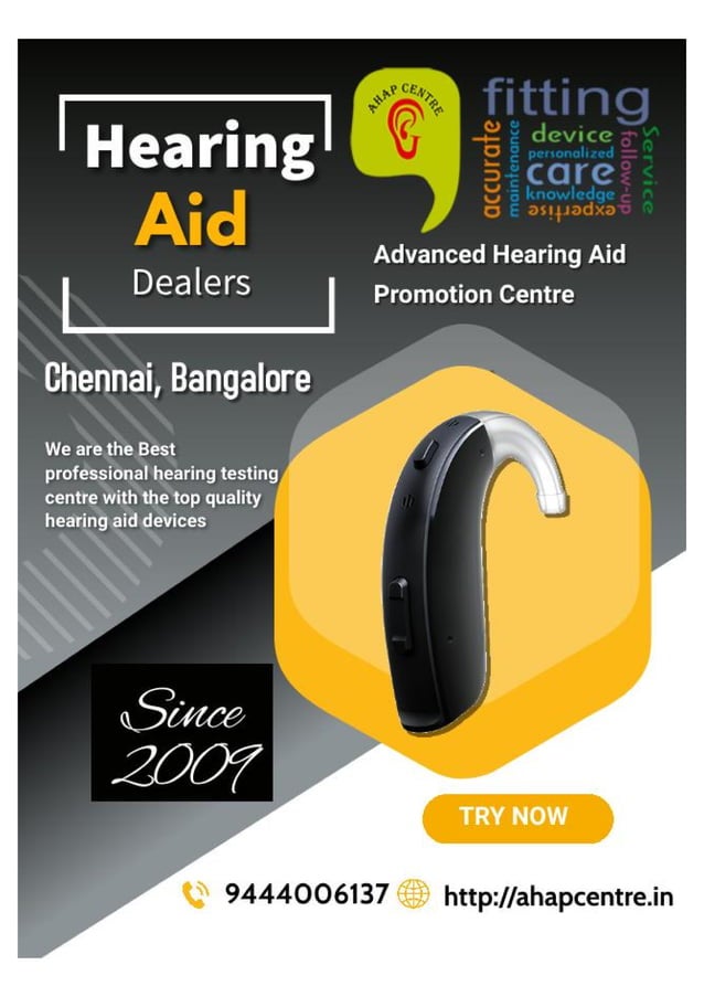 Hearing aid dealers in nungambakkam - Ahap centre | PDF