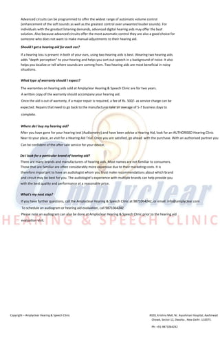 Hearing aid guide | PDF