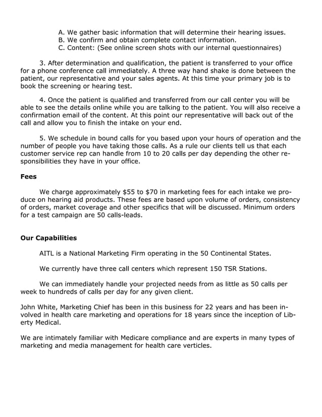 Hearing Aid Proposal | PDF