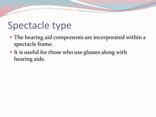 Hearing aids | PPTX