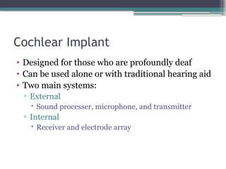 ENT disorders: Hearing aids-parts and types | PPTX