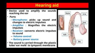 Hearing aids and cochlear implant Dr.Krishna Koirala .pptx