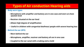 Hearing aids and cochlear implant Dr.Krishna Koirala .pptx