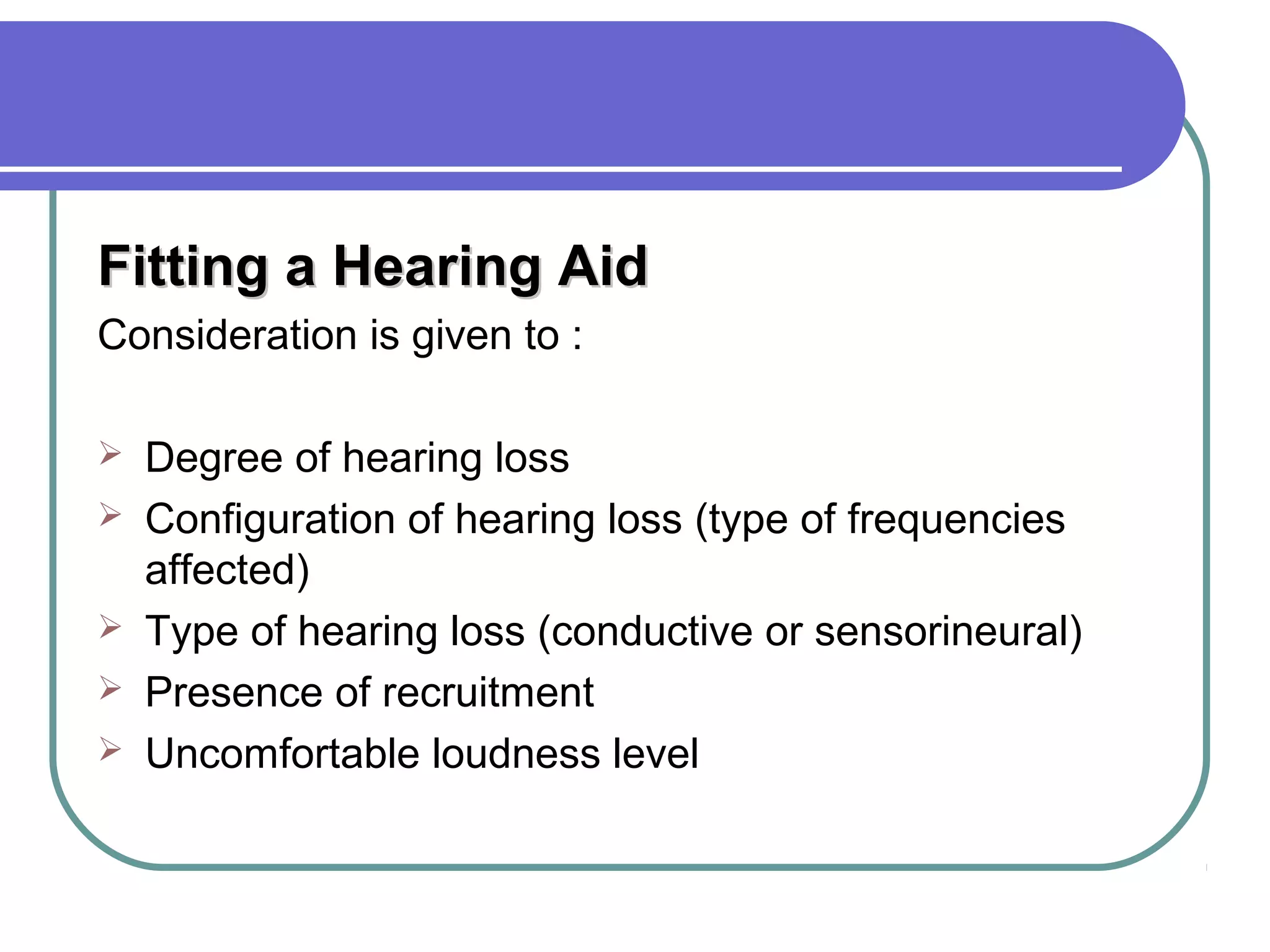 Hearing aids & implantable hearing devices | PPT