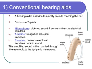 Hearing aids & implantable hearing devices | PPT