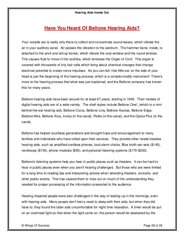 Hearing Aids Inside Out (1).pdf | Digital Audio | Computer Software and ...