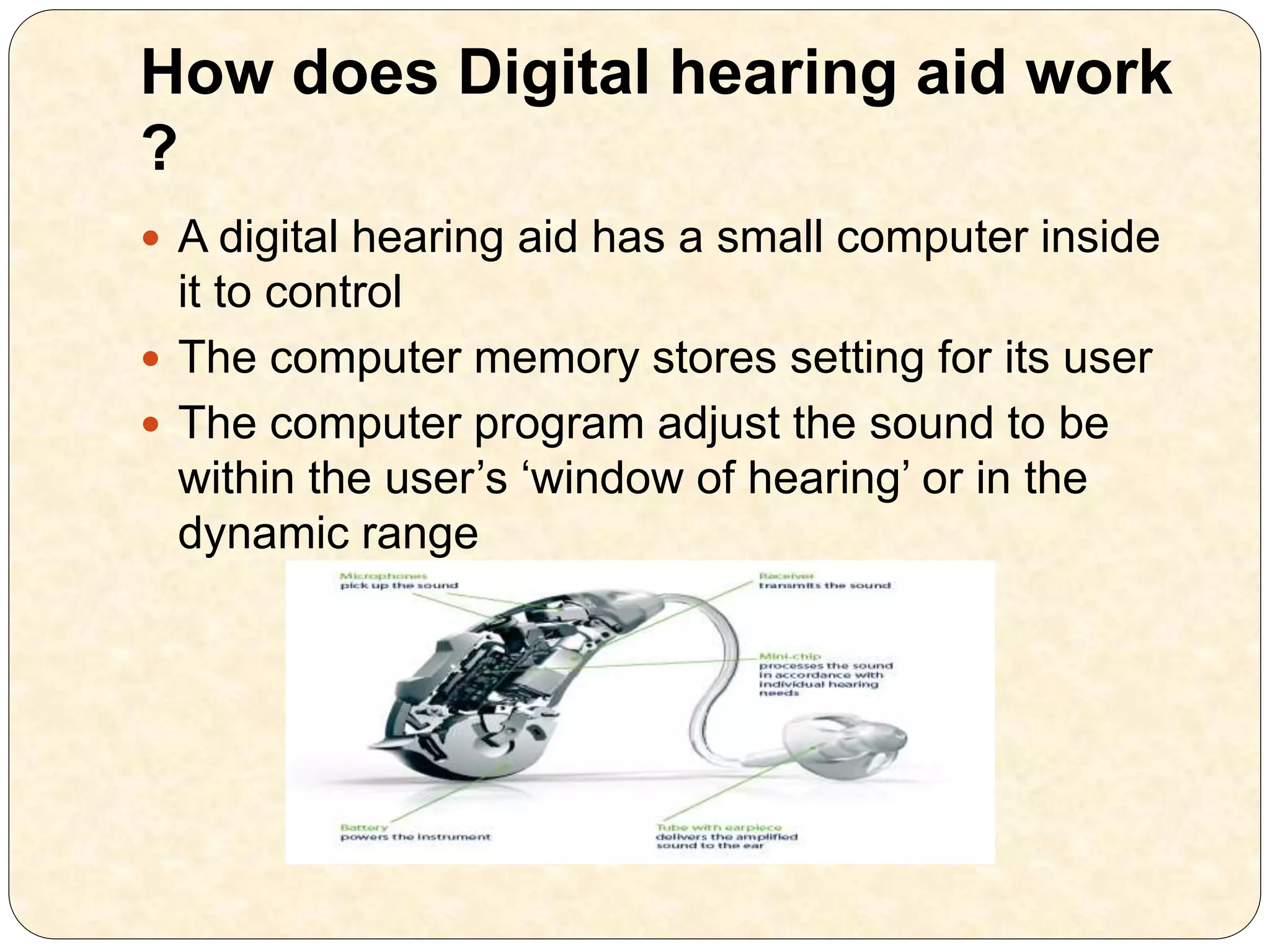 Digital Hearing aid | PPTX