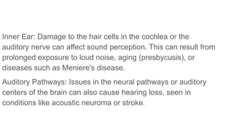 Hearing and visual impairments and it's causes | PDF