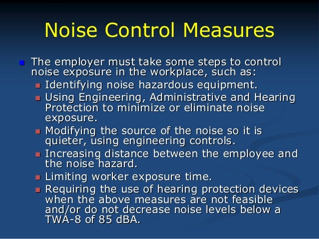 Hearing Conservation