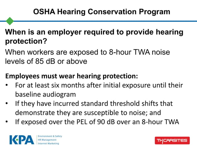 Can you hear me? Hearing protection requirements for dealers | PPT