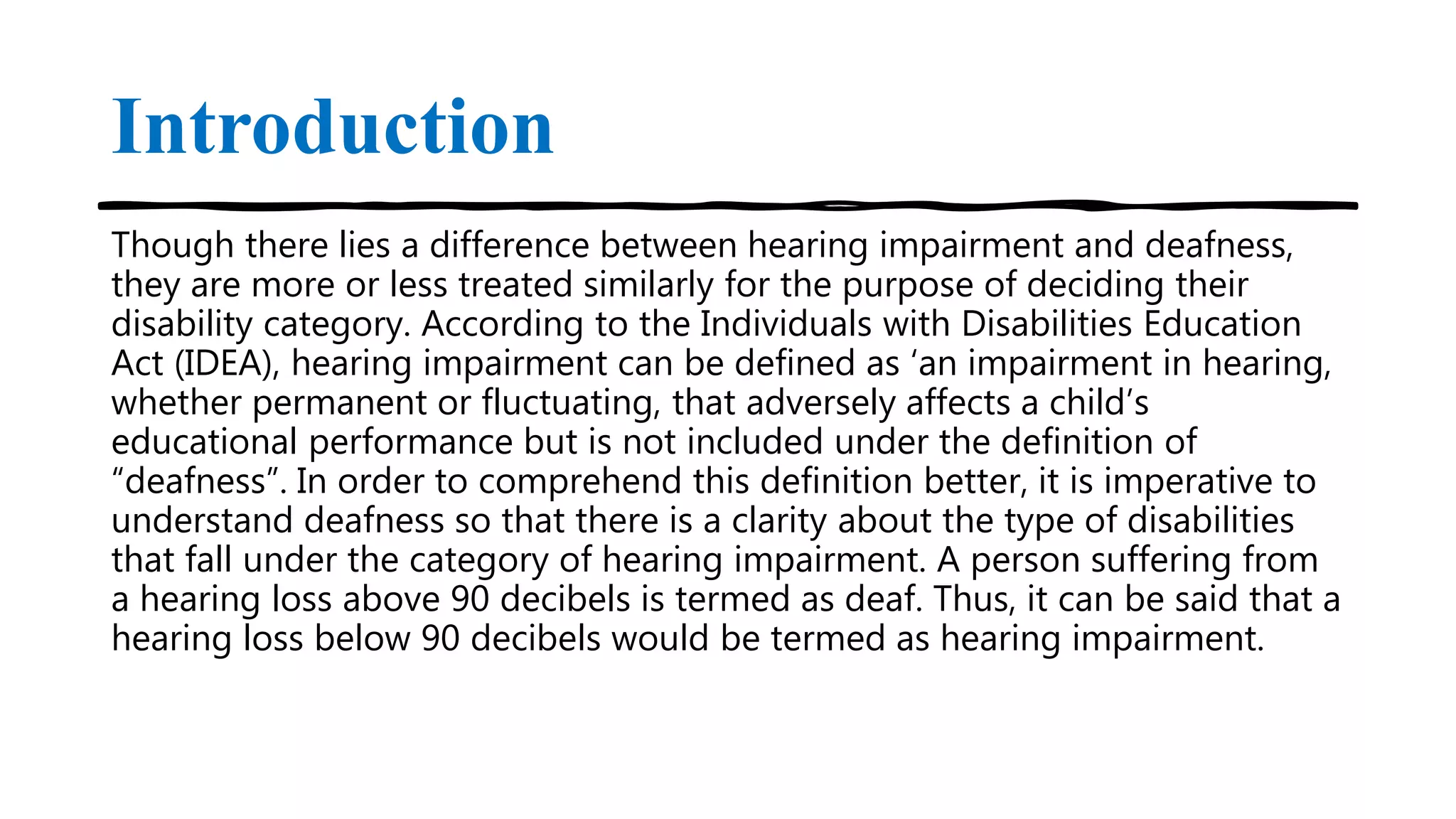 Hearing disability | PPTX