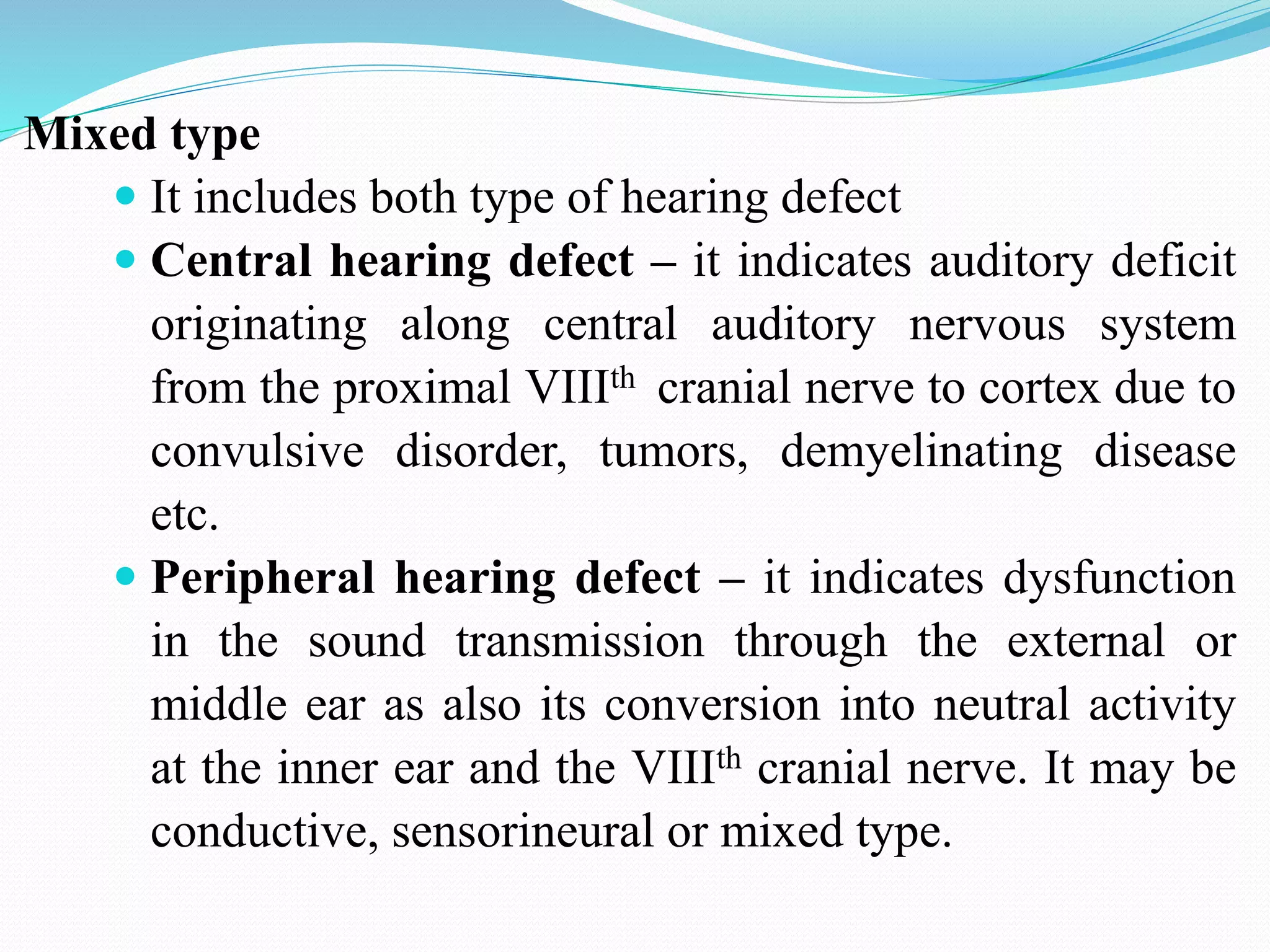 Hearing disorder | PDF