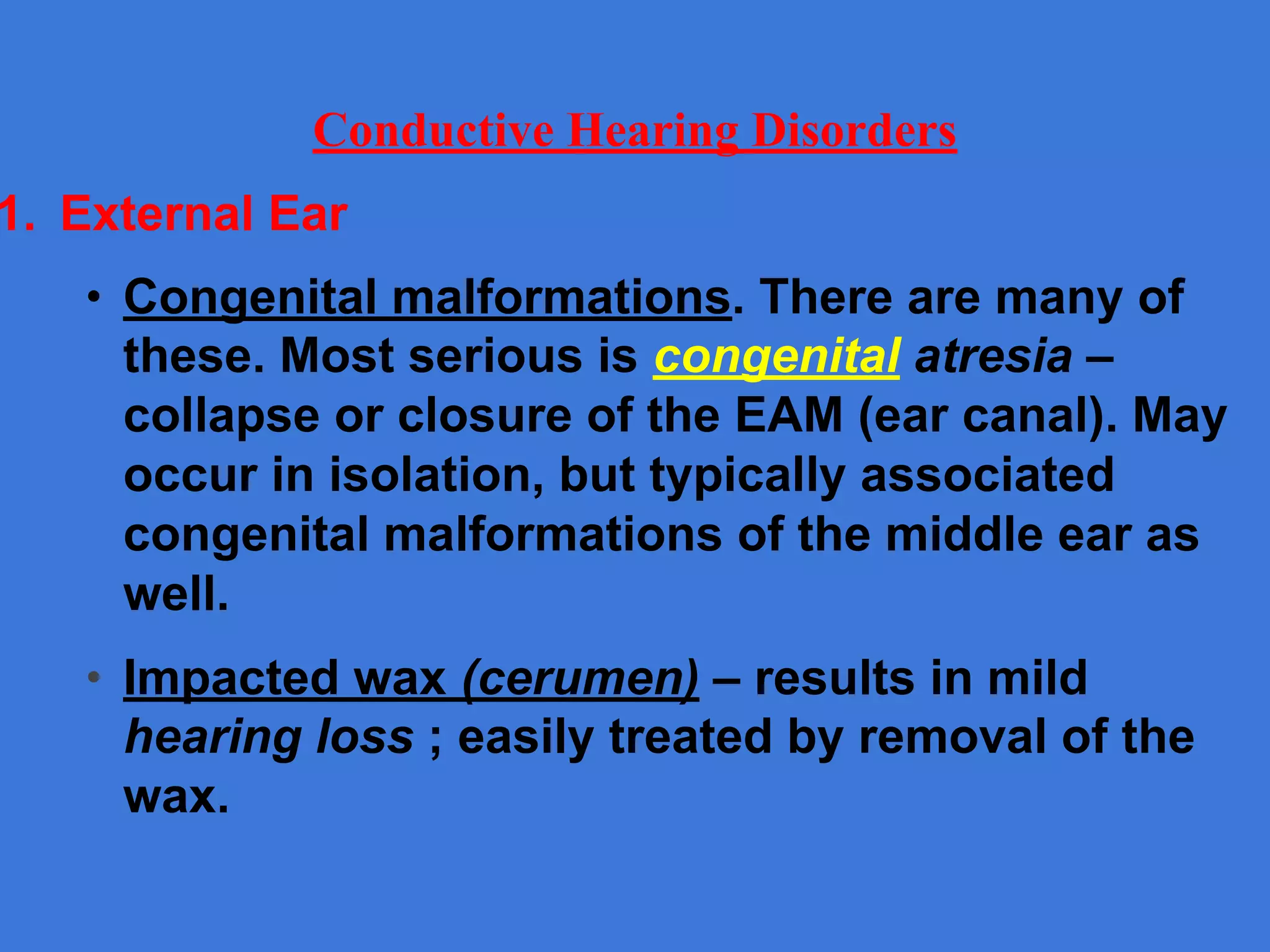 Hearing disorders | PPT
