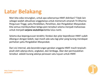 Hearing I : Story of Satu HMIF | PPT