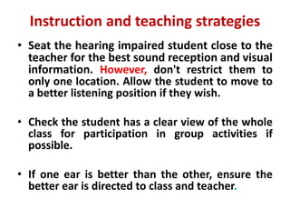 Hearing impairment | PPTX