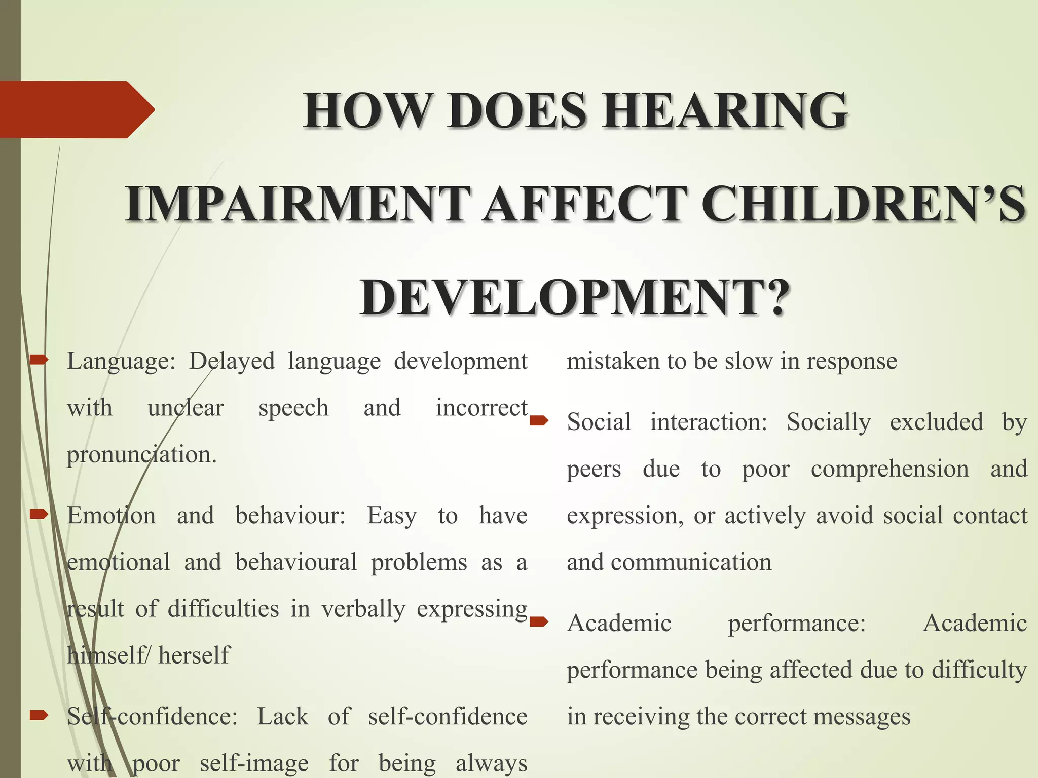 Hearing impairment (Psychology) | PPTX