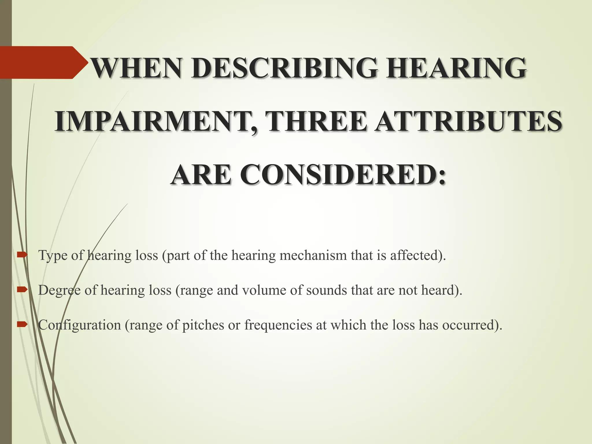 Hearing impairment (Psychology) | PPTX