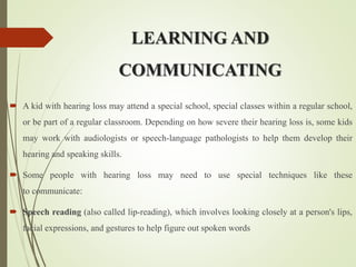 Hearing impairment (Psychology) | PPTX