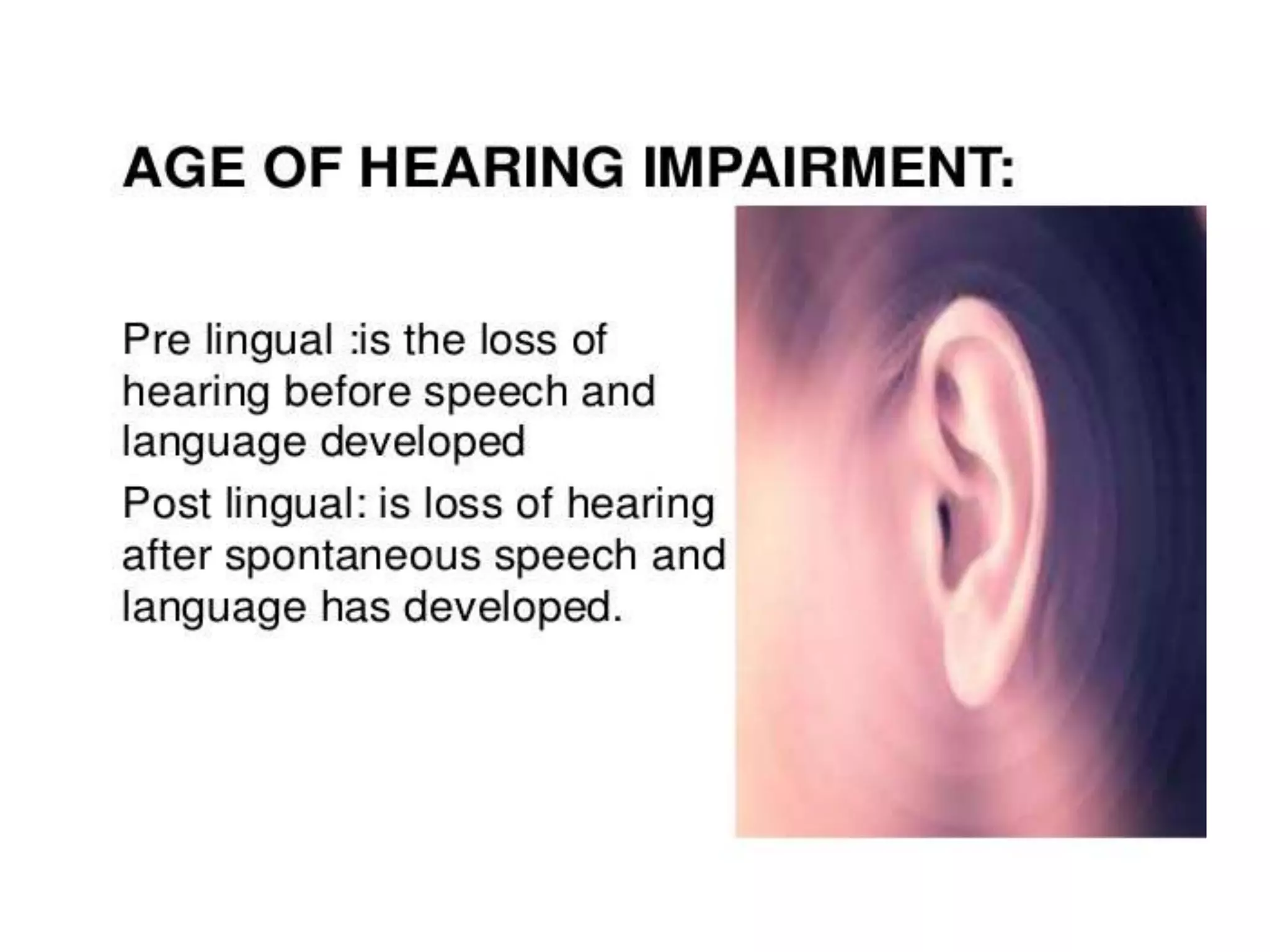 HEARING IMPAIRMENT | PPT