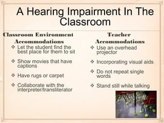 Hearing impairment presentation | PPT