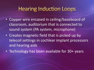 Hearing Induction Loops Powerpoint | PPTX