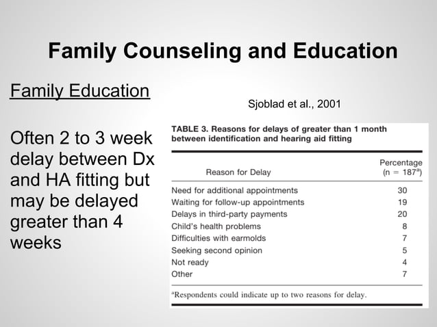 Hearing instrument orientation for children and their families | PDF