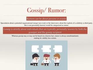 Hearing it through the grapevine: Positive and negative workplace ...