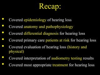 Hearing Loss | PPTX
