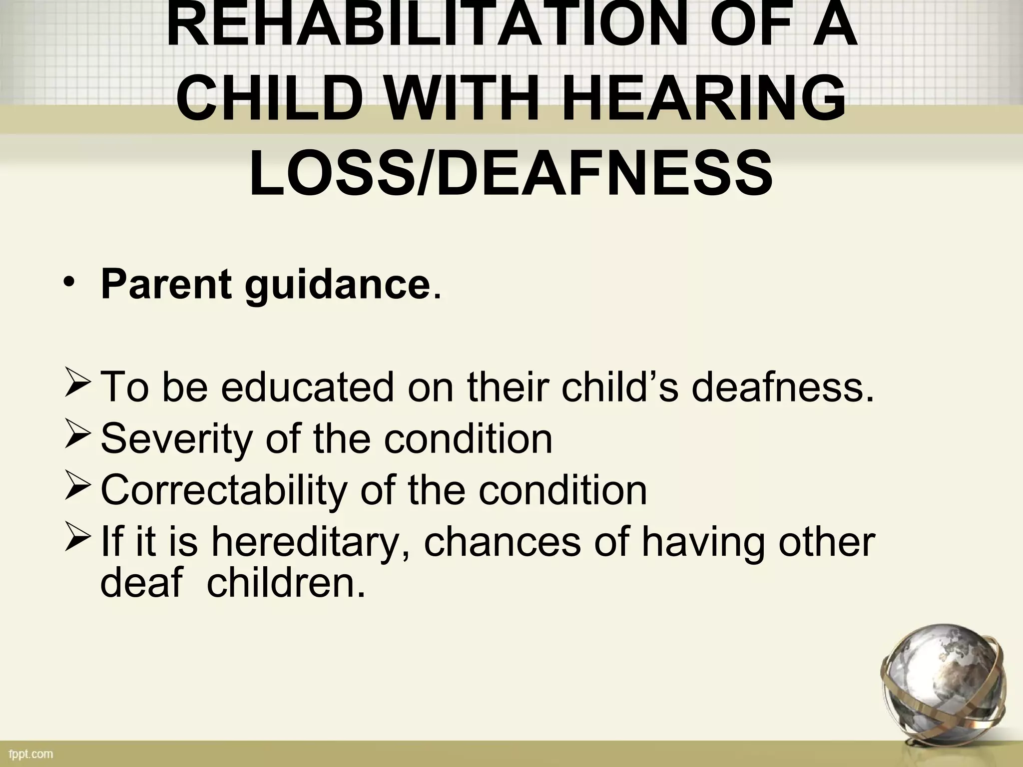 Hearing loss | PPT